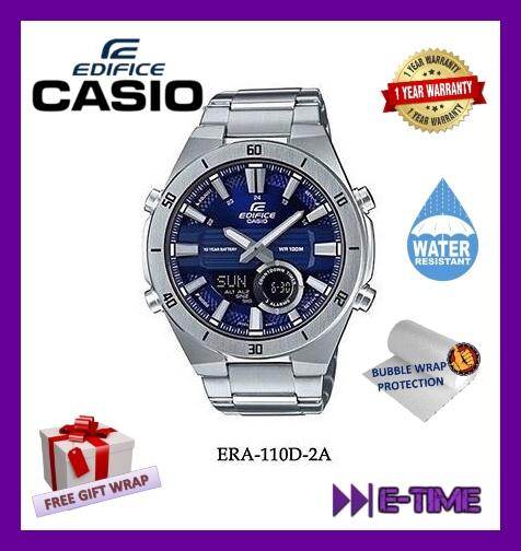 NEW- CASIO ORIGINAL EDIFICE ERA-110D-2A MEN CHRONOGRAPH WATCH | Lazada
