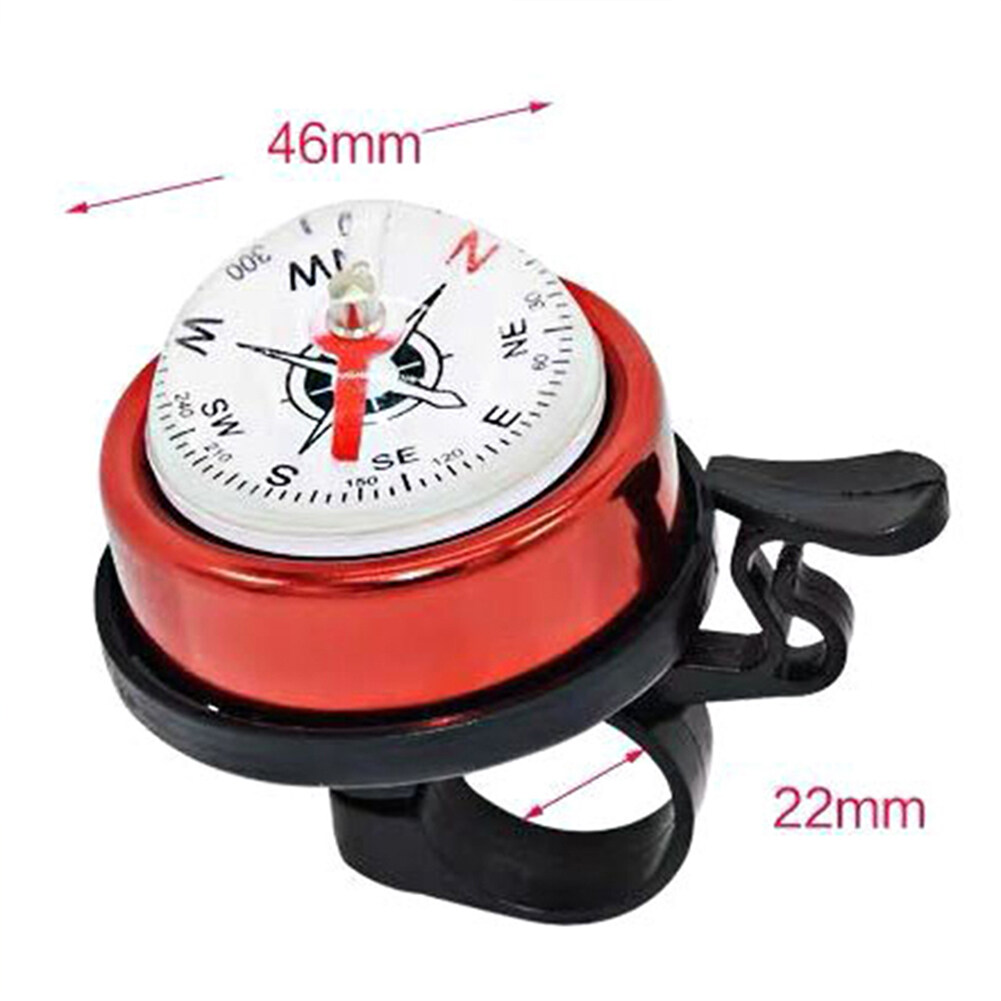 HiQueen Aluminum Alloy Bicycle Compass Horn Bike Bell Cycling ...