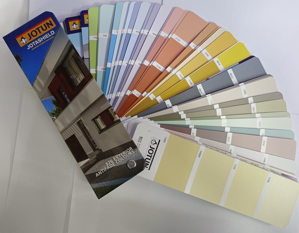 JOTUN FANDECK COLOR CATALOG EXTERIOR COLOR TINTING 576 COLORS/INTERIOR ...