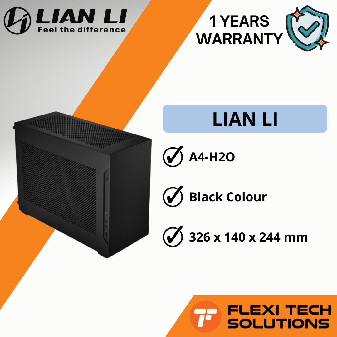 Flexi Tech LIAN LI A4-H2O (PCIE 4.0) Mini-ITX SFX Case Sandwich Layout ...
