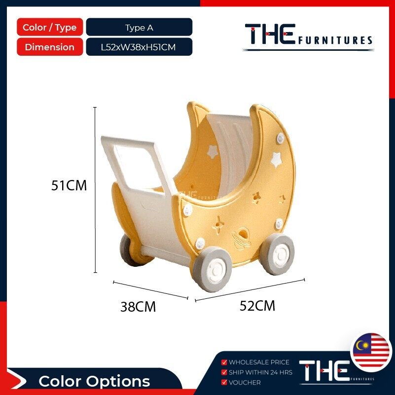 THE Baby Children Cute Small Mini Trolley Pull Push Cute Shopping Cart ...