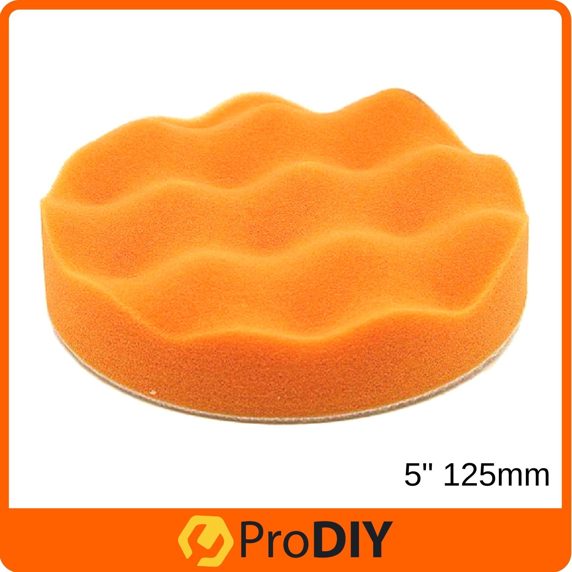 5" 125mm Velcro Polishing Sponge Wave surface Adhesive Car Polisher ...