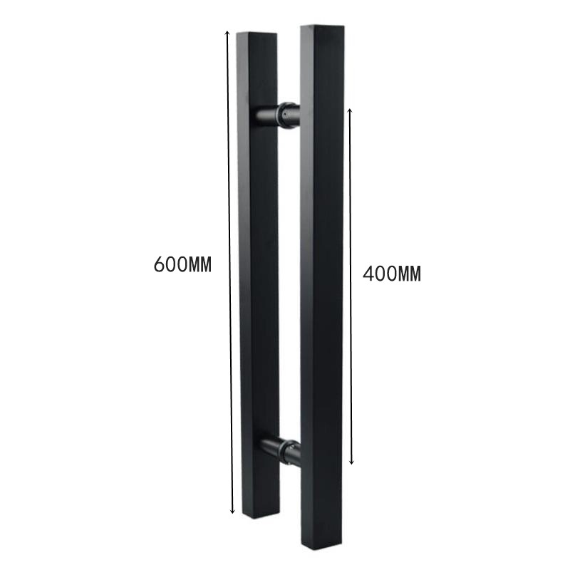 Modern Round Bar Ladder Brushed Stainless Steel Sliding Barn Door ...