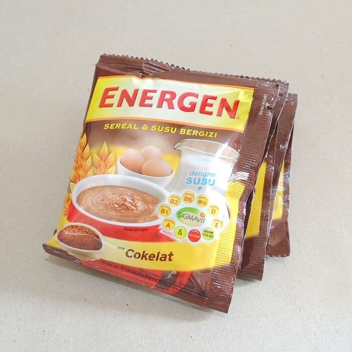 ENERGEN susu & sereal Asli Indonesia {HALAL} (1 KOTAK 10 SACHETS) | Lazada