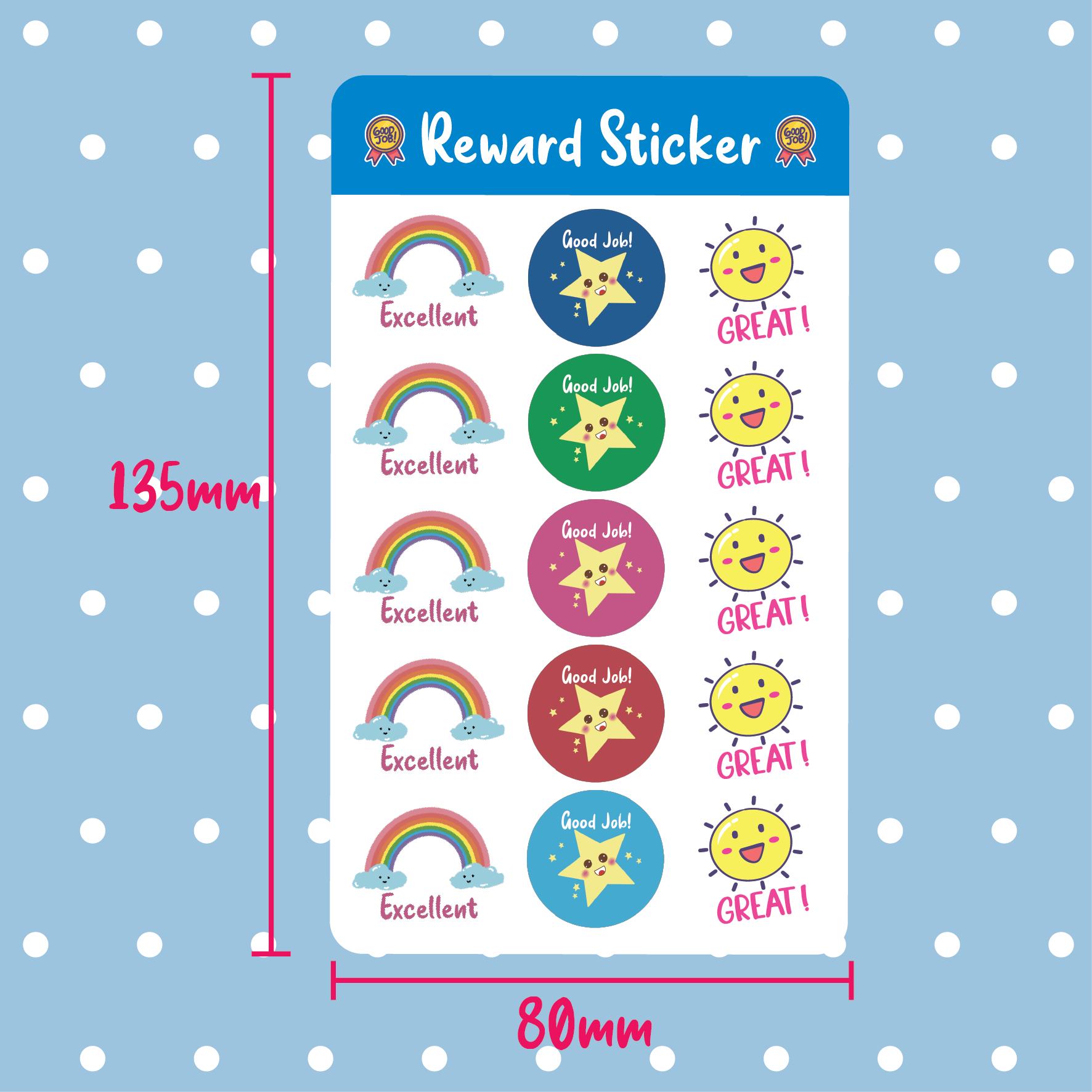 Cute Reward Sticker | Teacher Reward Sticker For Student | Lazada