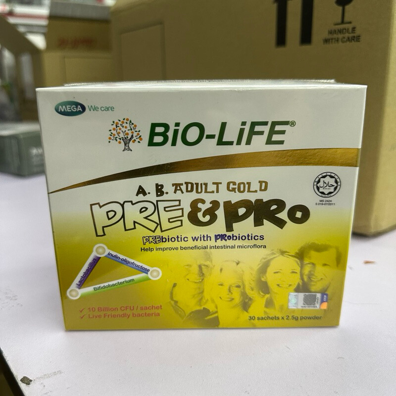(GOODLIFE) - BIO-LIFE A.B. ADULT GOLD PRE & PRO - 30S - PROMO | Lazada