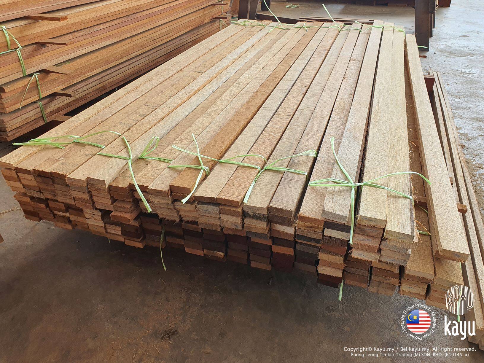 Balau Sawn Timber Solid Wood 1 x 2 7 Lazada