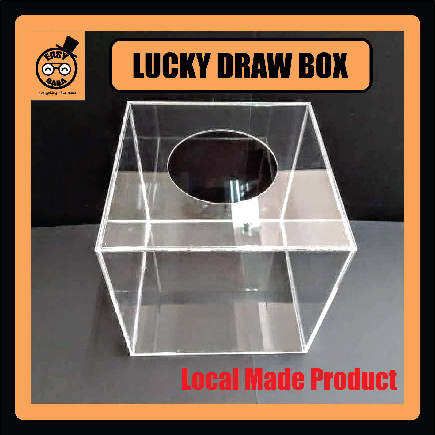 🔥 Acrylic Lucky Draw Box 🔥 Local Made Product | Lazada