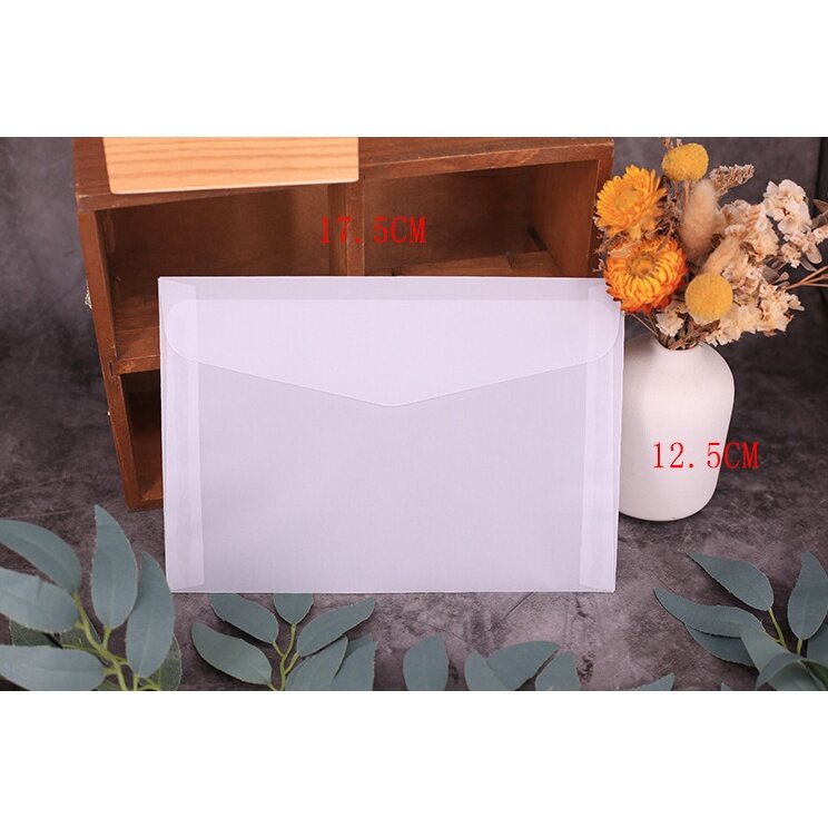 Sulfuric Acid Paper Translucent Envelope Simple Blank Envelope Wedding ...