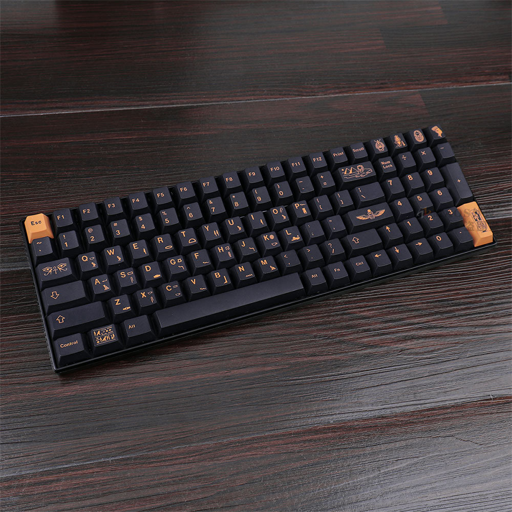 GMK Pharaoh Keycap 130 Keys Cherry Profile PBT Five-sided DYE-SUB ...
