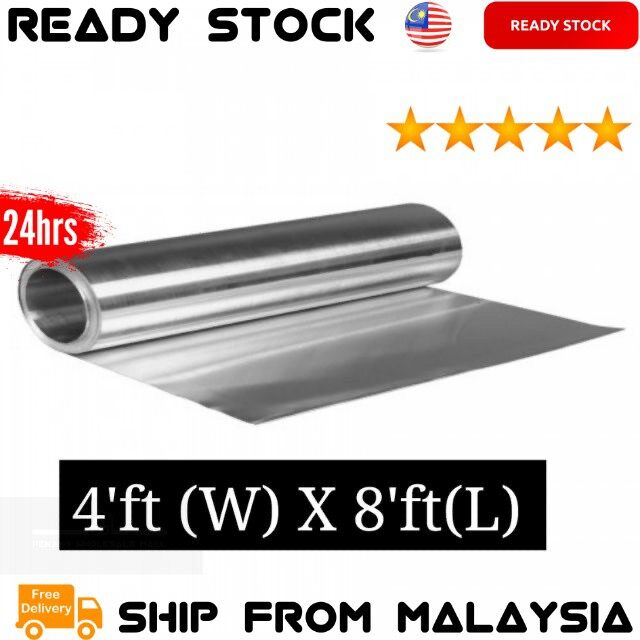 4FT x 8FT Galvanized Iron Metal Zinc Plain Sheet Coil / Zink Besi ...