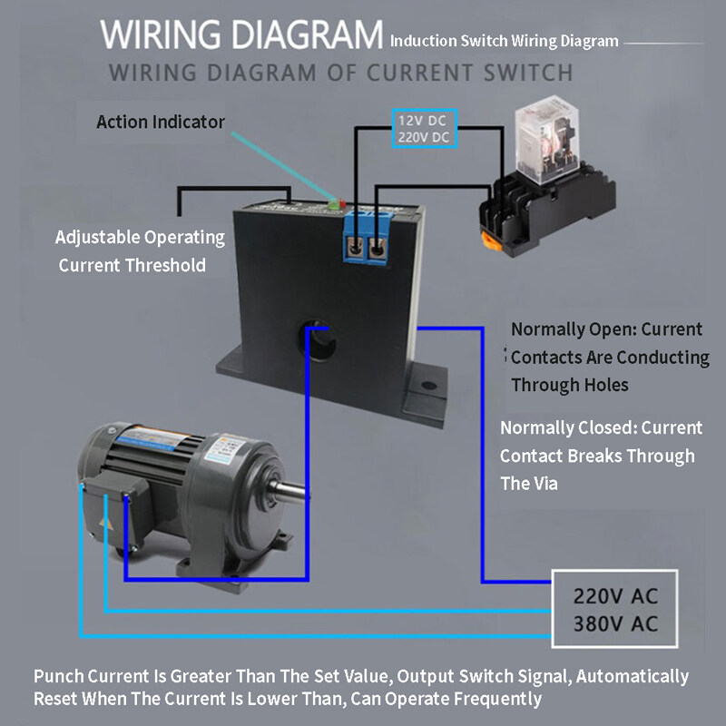 Legend Current Detection Switch Induction Relay Ac Linkage Device Ac