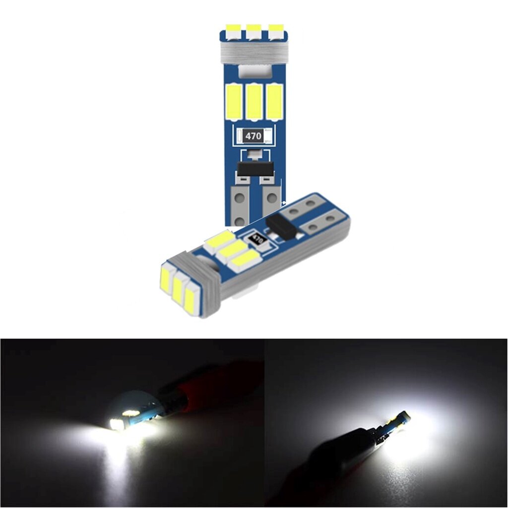 1PC Car T5 Meter Led Bulb Light Dashboard Light Air cond Panel Led ...