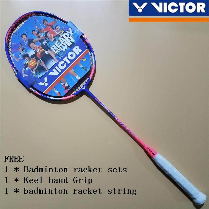 Victor JETSPEED S12F Badminton Racket Carbon Badminton Rackets Sports ...