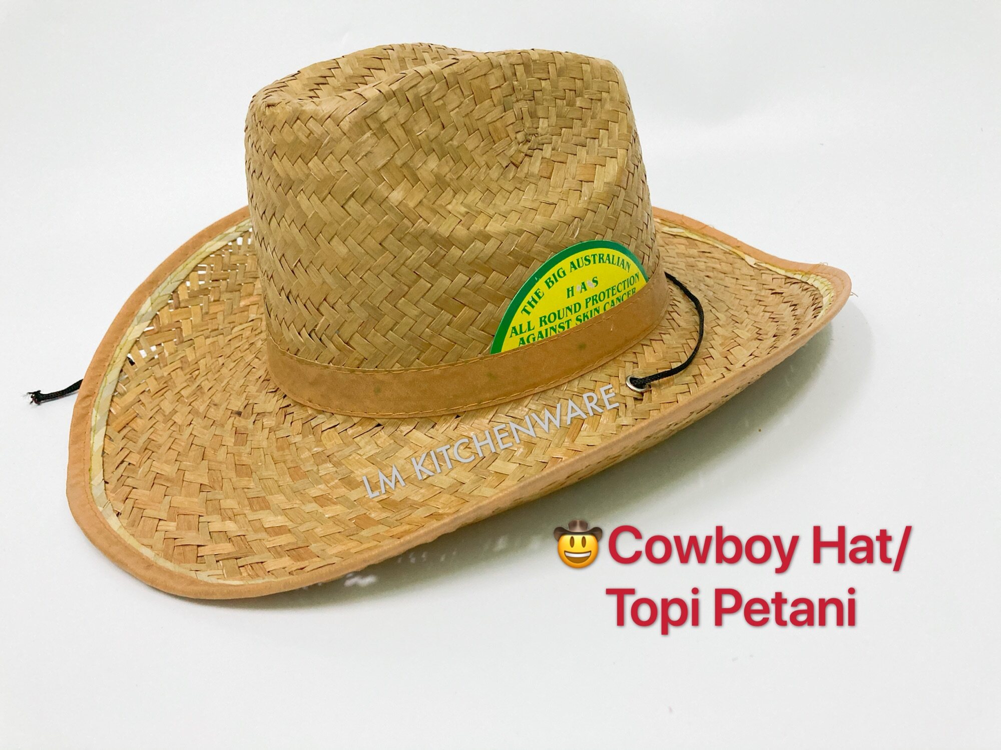 COWBOY HAT/GRASS FARMER HAT/TOPI KEBUN/TOPI PETANI/TOPI COWBOY 牛仔帽 | Lazada
