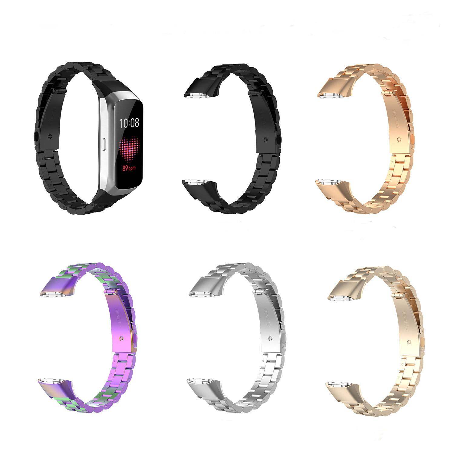 Stainless Steel Smartwatch Strap Band for Samsung Galaxy Fit SM-R370 ...
