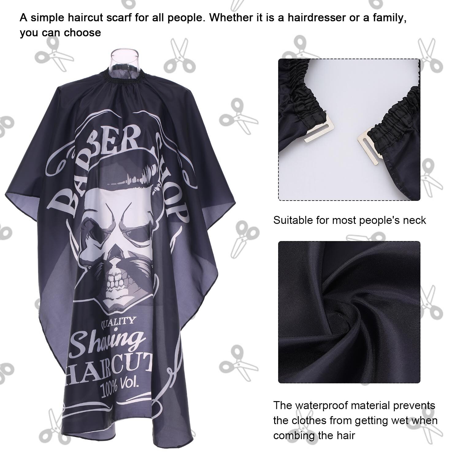 Barber Cape Apron Salon Apron Gown Haircut Cloth Hair Cutting ...