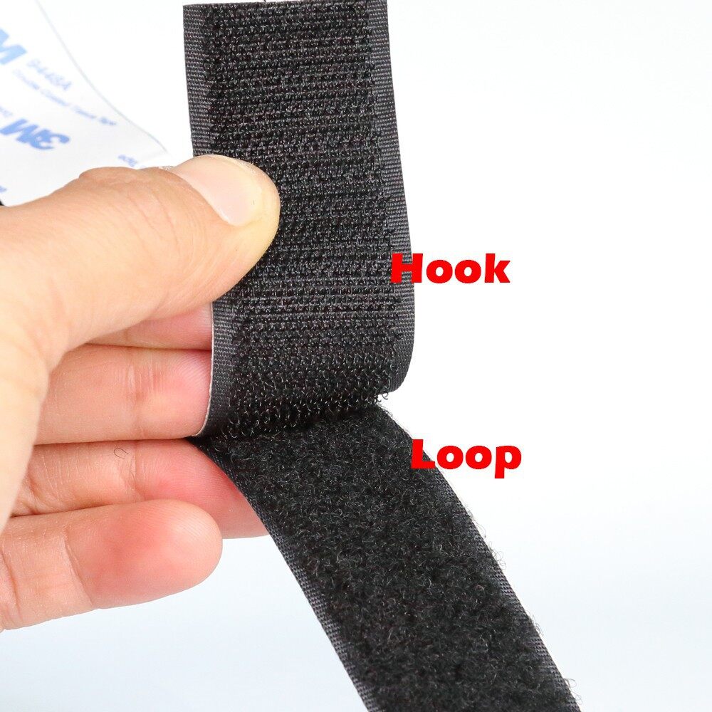 3M Velcro* Hook & Loop Tape 1m/3m/5m Self Adhesive Glue Tape Fastener Mosquito Net Home ...
