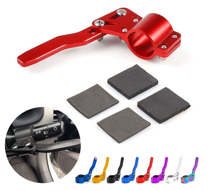 Chrome Type Aluminium Car Turn Signal Lever Extender Steering Wheel ...