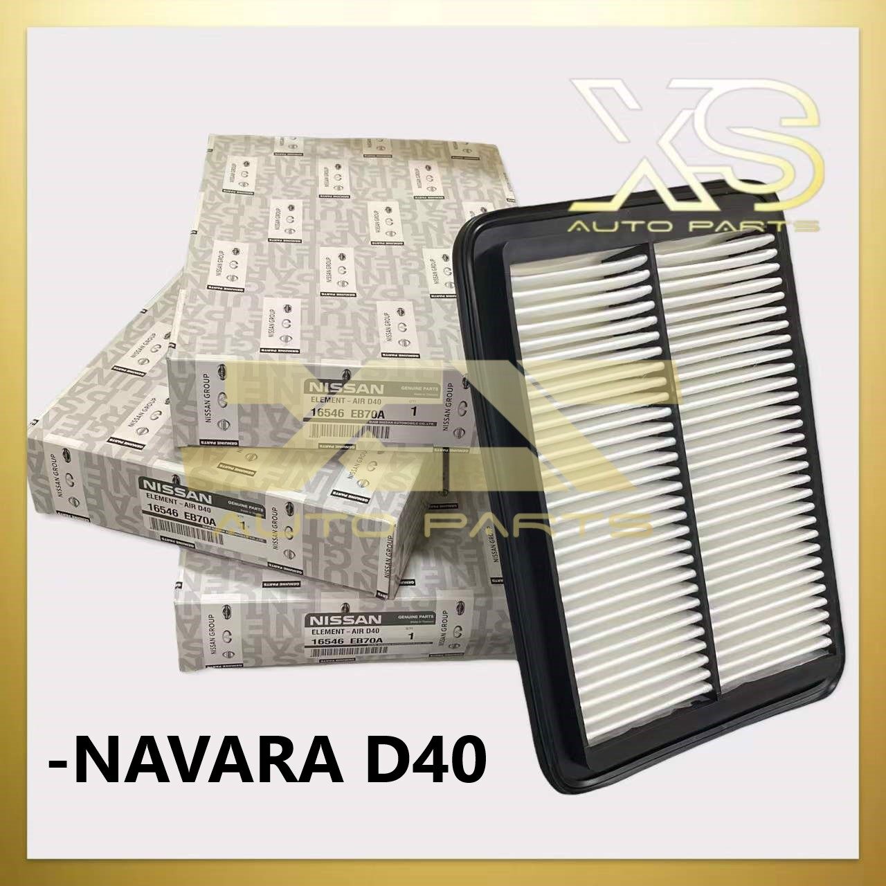 Nissan Engine Air Filter Nissan Navara D40 D40T Old (2008-2013) 16546 ...