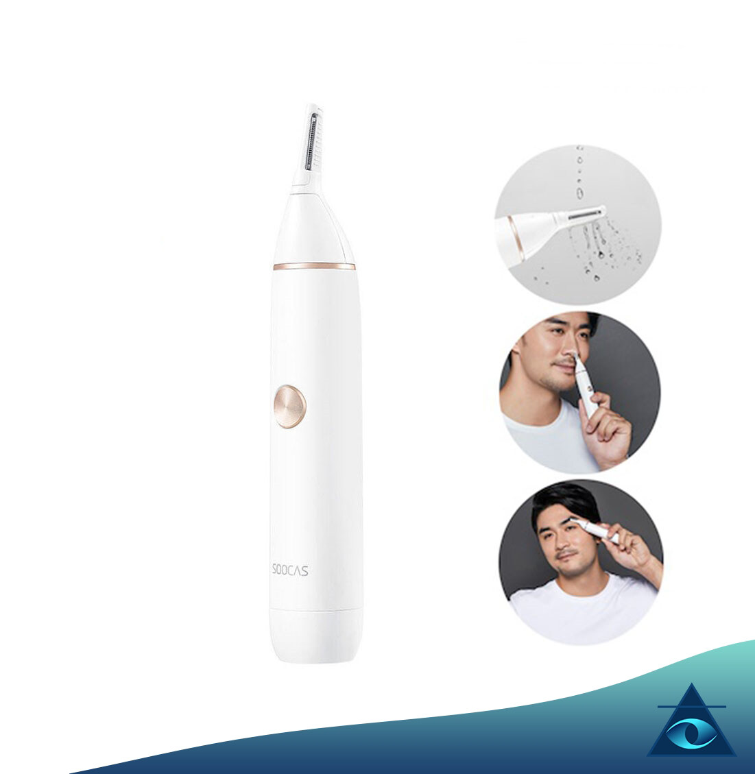 Soocas Nose Hair Eyebrow Trimmer Shaver Portable IPX5 N1 | Lazada