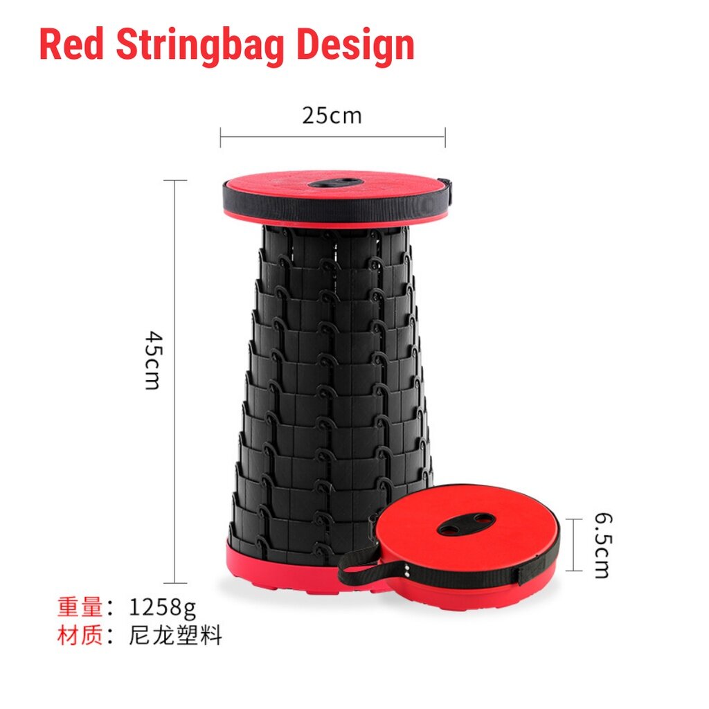 【READY STOCK】Telescopic Foldable Camping Chair Travel Fishing ...