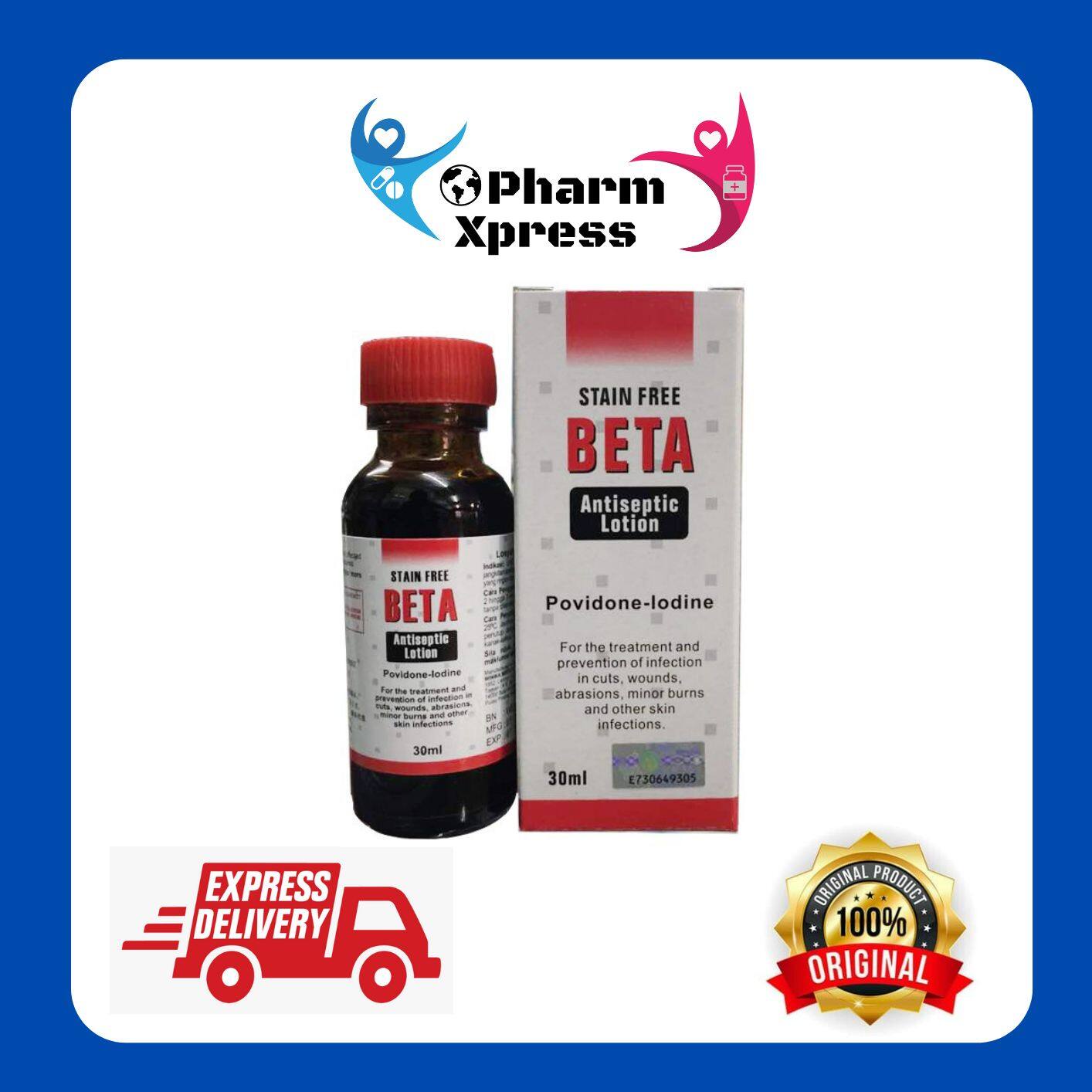 Beta iodine antiseptic lotion 30ml | Lazada