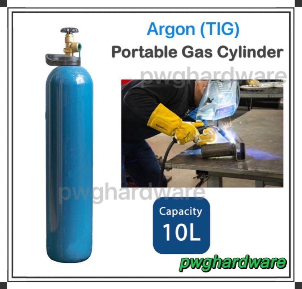 Argon 10L TIG Welding Portable Gas / Mini Argon Gas / TIG GAS / ARGON ...