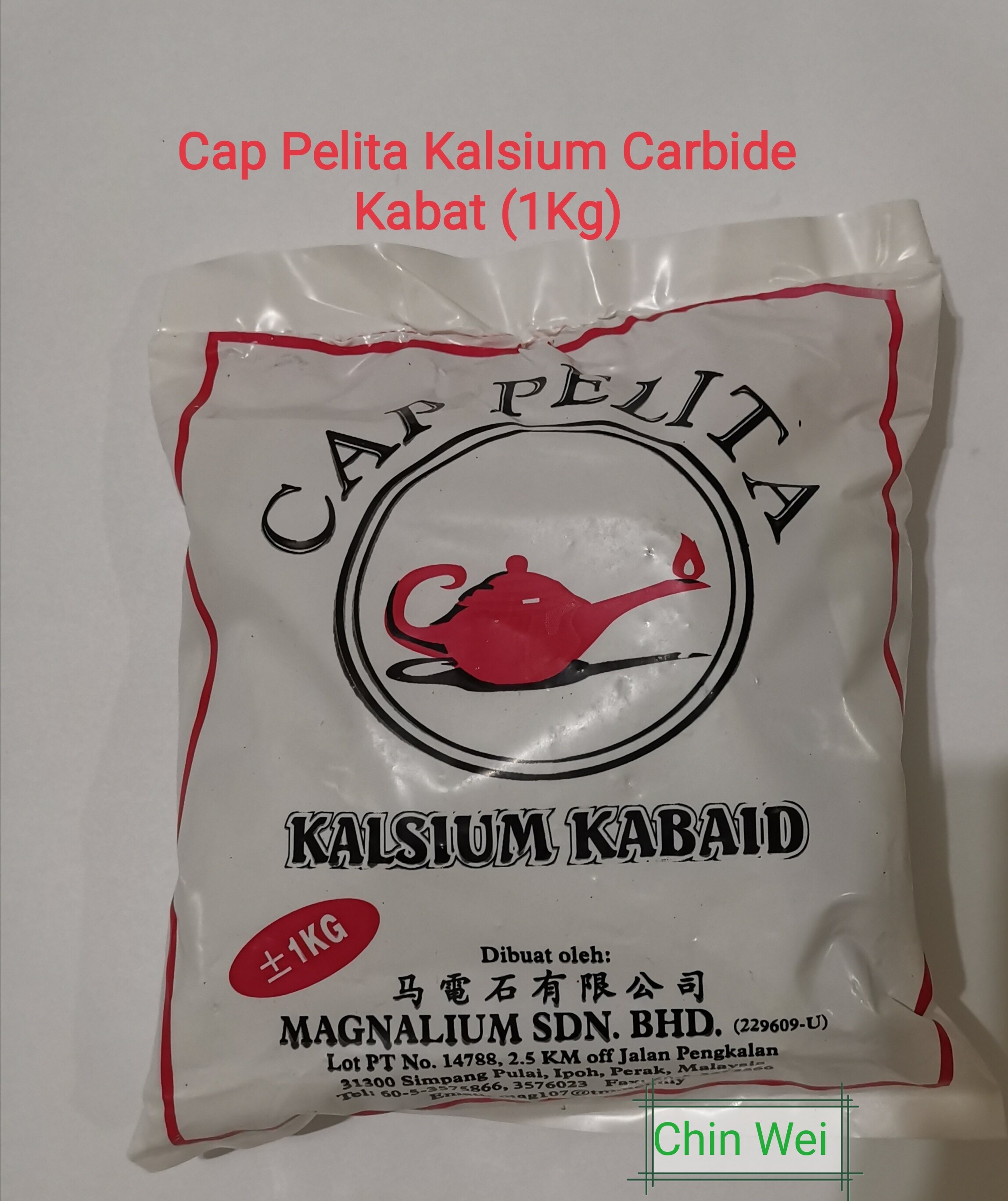 [1Kg] Cap Pelita Kalsium Kabaid / Calcium Carbide / Kabaid Pematangan ...