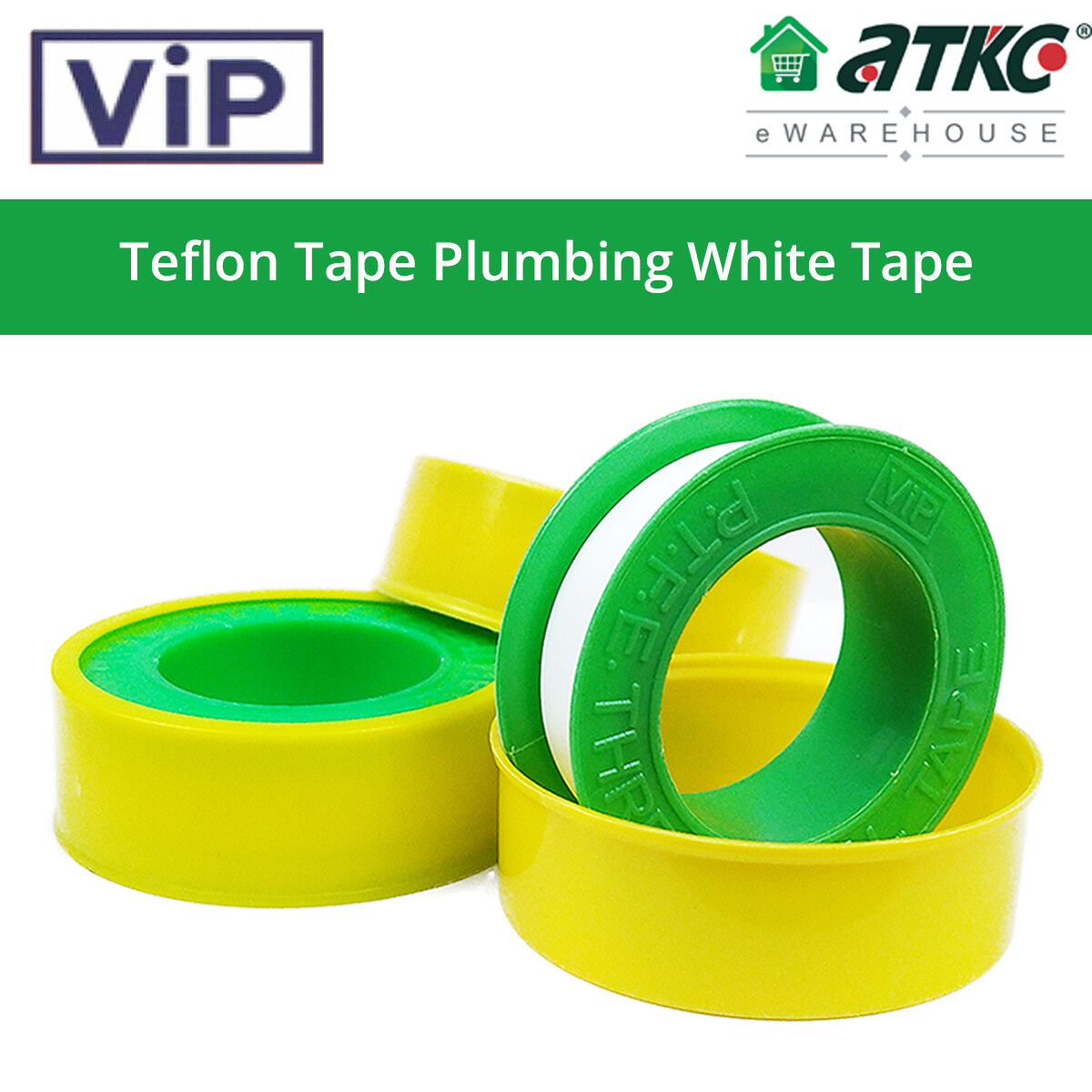 Teflon Tape Plumbing White Tape PTFE Thread Seal Tape | Lazada