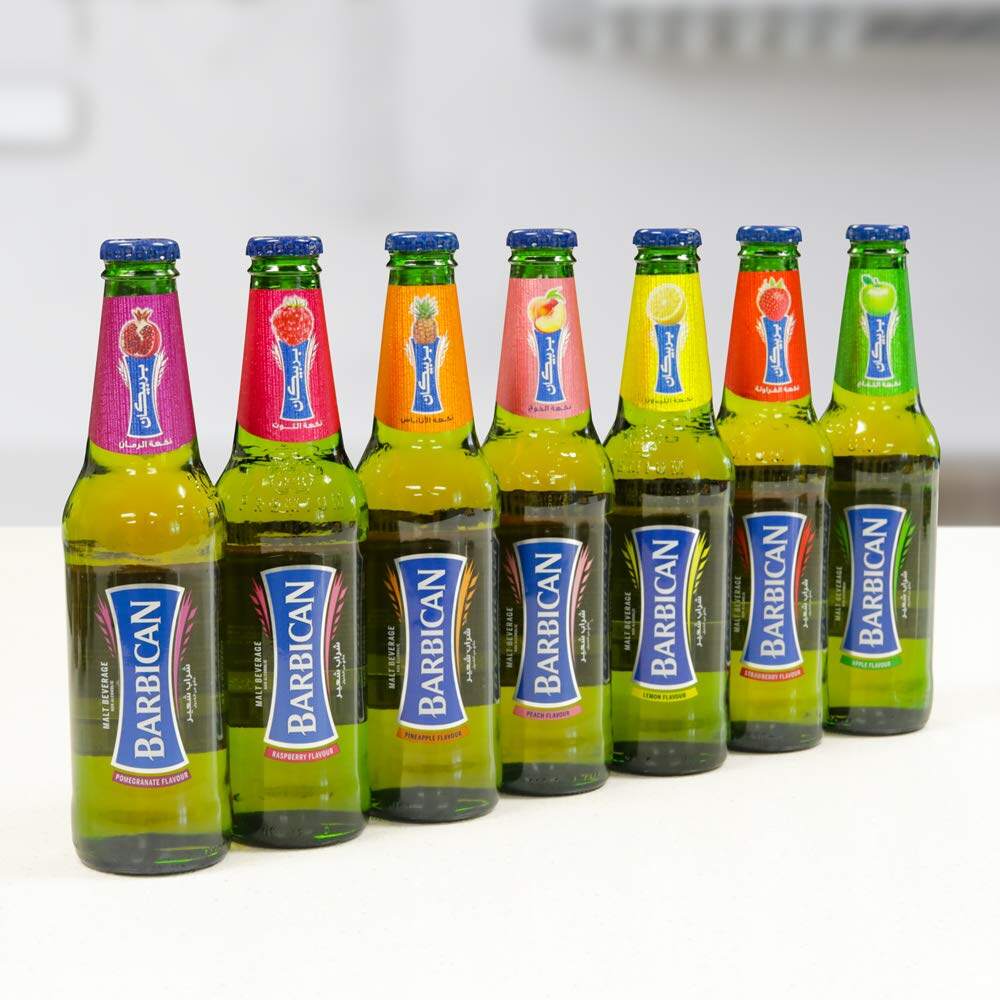 Barbican Malt Drink Glass Bottle 330ml (Peach) - Minuman Barbican Non ...