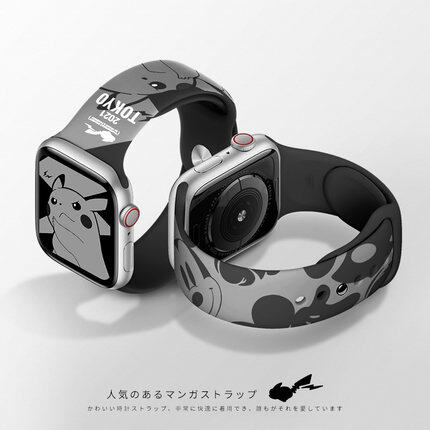 TODEX ใหม่ Mickey Pikachu ซิลิโคนกันน้ำกันน้ำสำหรับ Applewatch 42 44มม. ...