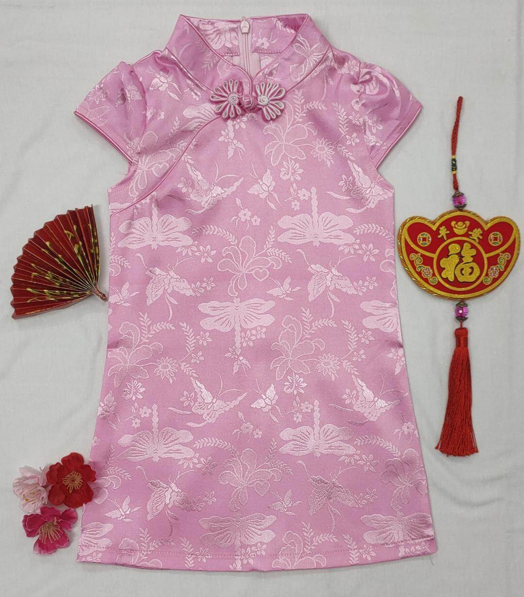 [Ready Stock In Malaysia] Kids Girls Cheongsam Traditional Dress ...
