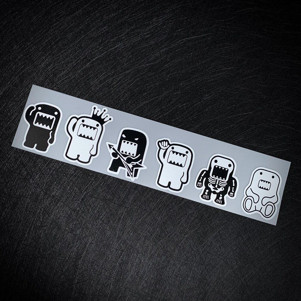 JDM DOMO Domo-Kun การปรับเปลี่ยนการ์ตูนสะท้อนแสงรถยนต์รถจักรยานยนต์สกูต ...