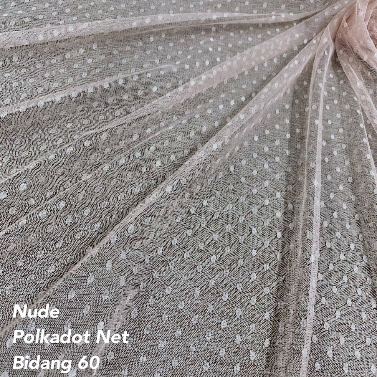 💐KAIN NET POLKADOT💐 NET VEIL, LINING BAJU, ROPOL TANGAN, BAJU KURUNG ...