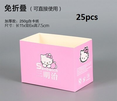 ±25's Kotak Bekas Roti / Korean Breakfast Toast Box / Burger Box ...