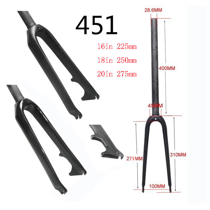 Newly listed carbon fiber bicycle front fork folding front fork small ...
