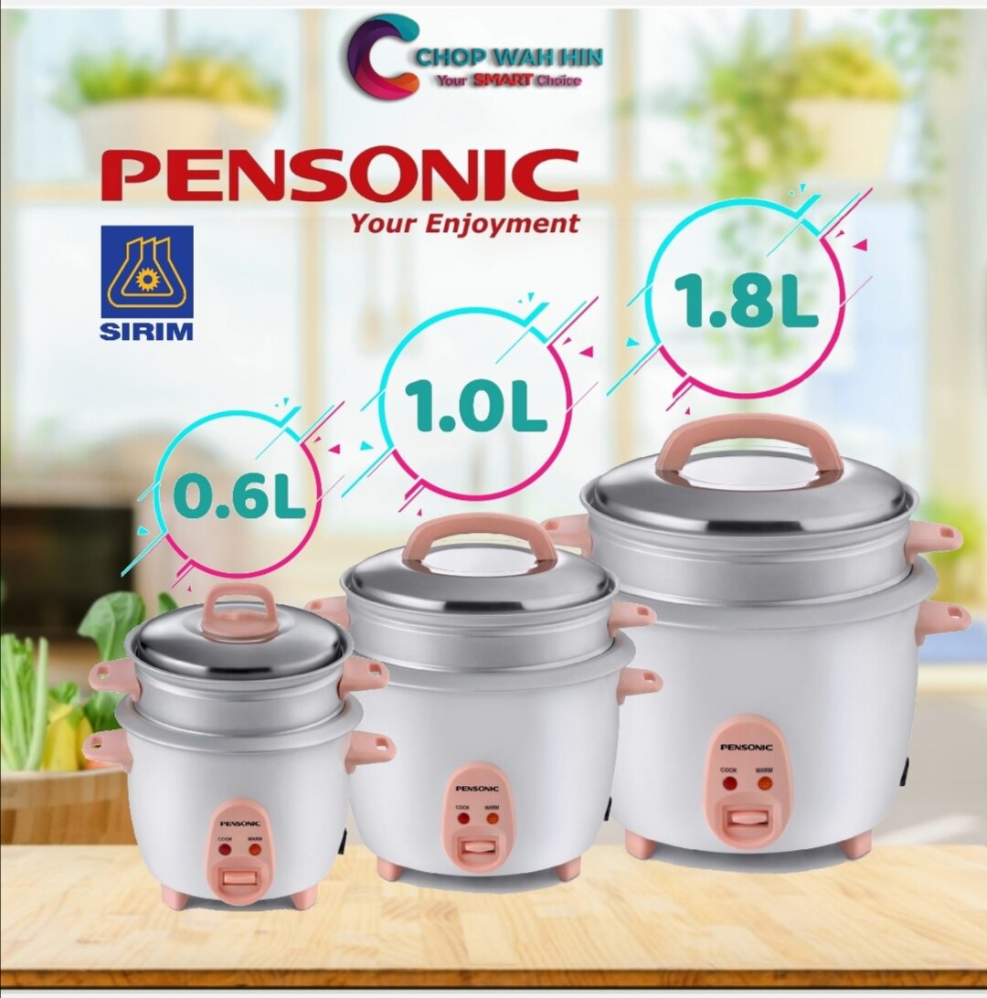 PENSONIC RICE COOKER PRC-602S , PRC-1002S , PRC-1802S | Lazada