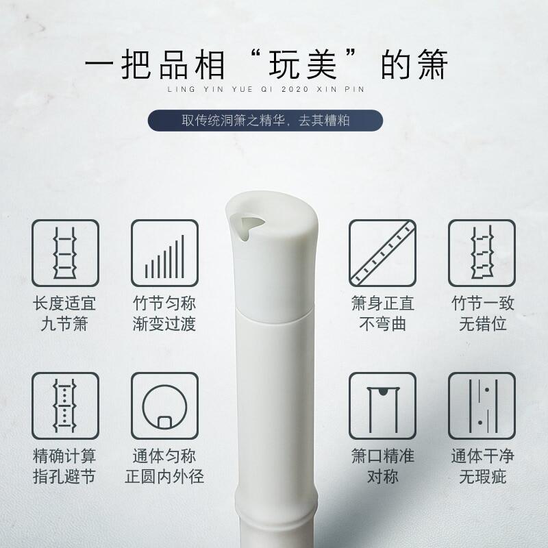 G Key Vertical Chinese Flute ABS Plastic 9 knotted Xiao no Crack ...