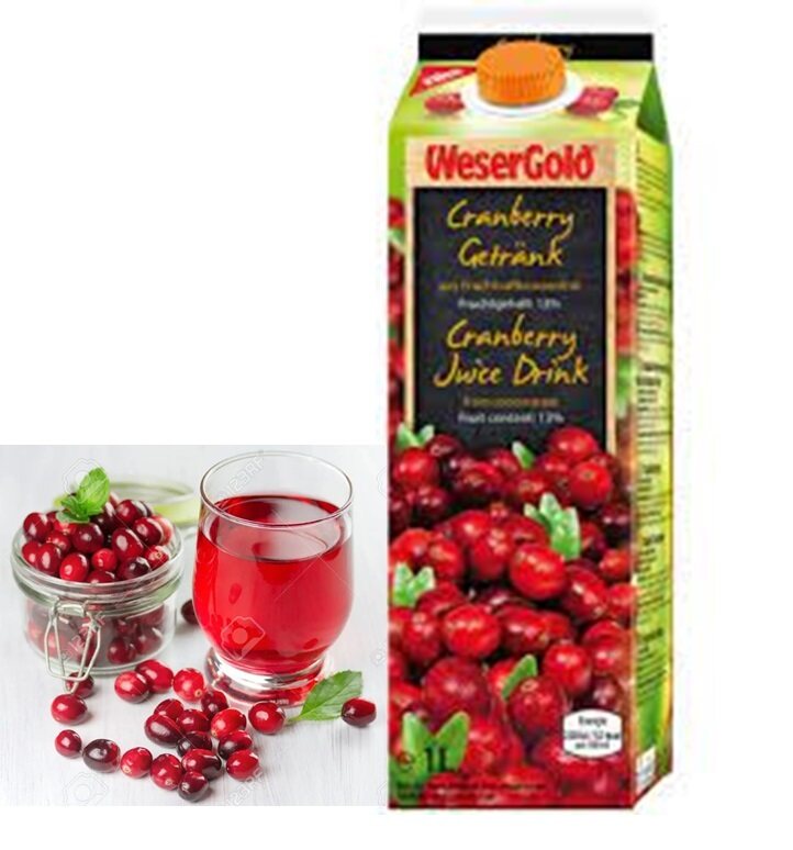WeserGold Fresh and Pure Cranberry Juice Drink, 1 Liter | Lazada