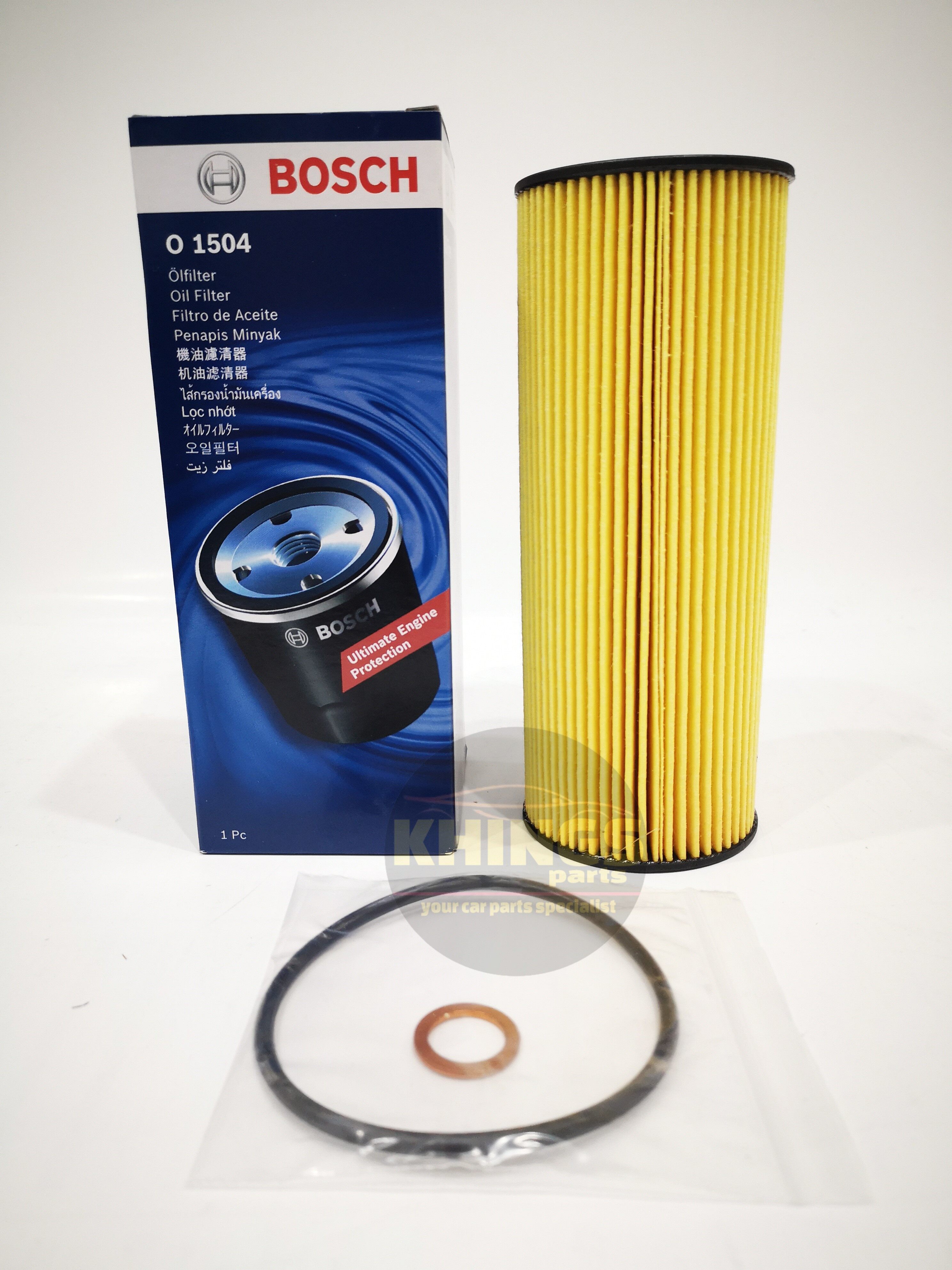 [KHINGS] [BOSCH] [OIL FILTER] FOR ENGINE M111/M104 KERETA MERC-BENZ ...