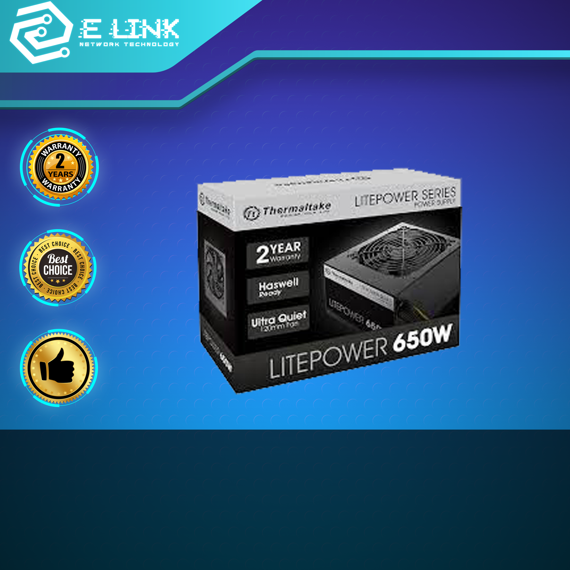 Thermaltake LitePower 650W Power Supply | Lazada