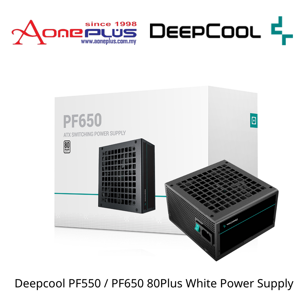 (AONE PLUS SS2) Deepcool PF550 / PF650 80Plus White Power Supply | Lazada
