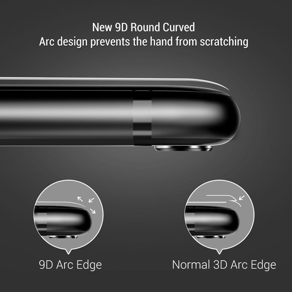 KISSCASE 9D กระจกป้องกันสำหรับ Xiaomi 9SE A2 6X A1 ตัวป้องกันหน้าจอสำหรับ RedMi Note 7 Pro หมาย ...