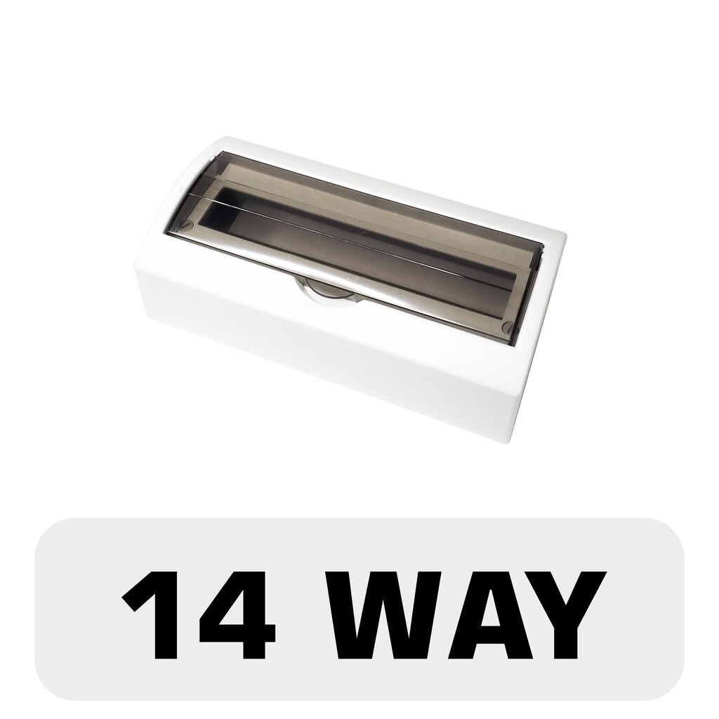 TC Surface PVC MCB DB BOX 6 Way - 45 Way Consumer Unit / Consumer Box ...