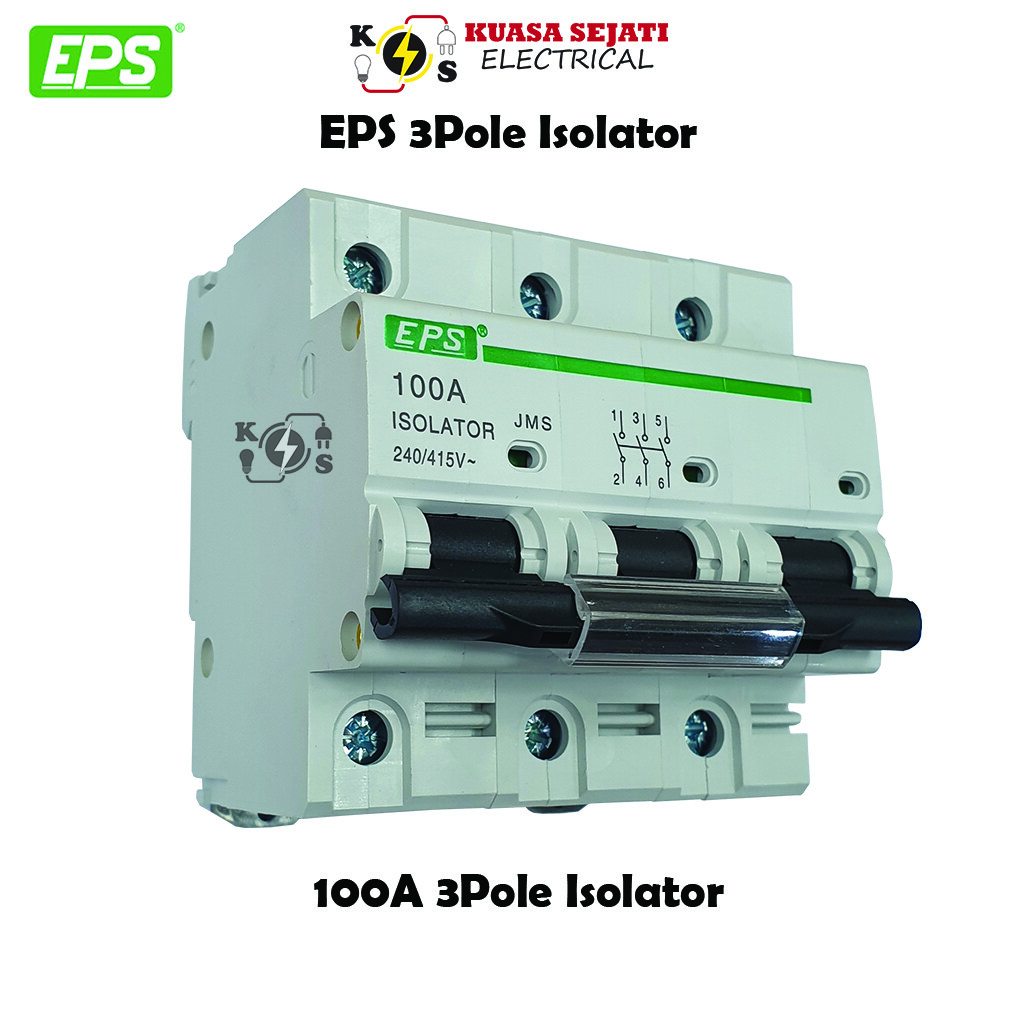 EPS 32A, 63A, 100A 2Pole ~ 3Pole Isolator / Main Switch | Lazada