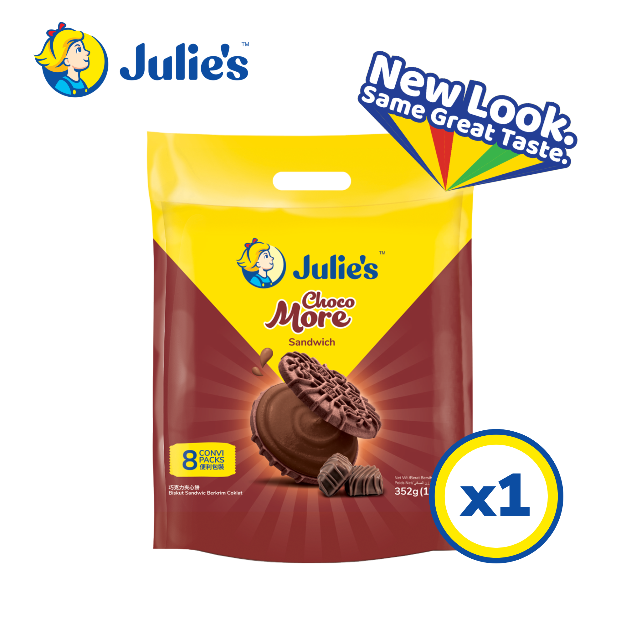 Julie's Choco More Sandwich 352g x 1 pack | Lazada