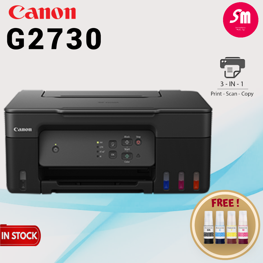 Canon PIXMA G2730 3 in 1 Refillable Ink Tank Printer with Compatible ...