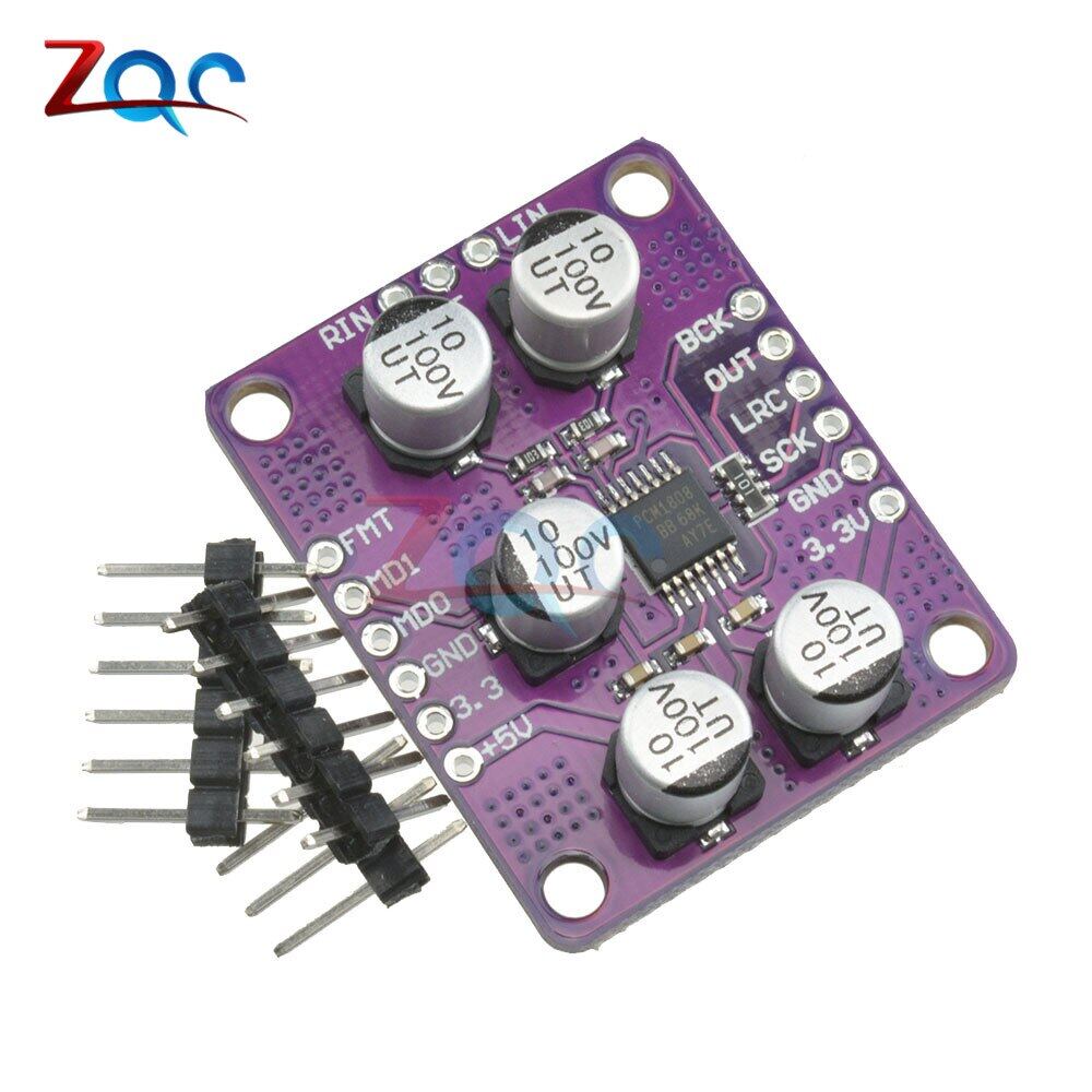 PCM1808 105dB SNR สเตอริโอออดิโอ ADC ถอดรหัสอะนาล็อก-อินพุตแบบเดี่ยว ...