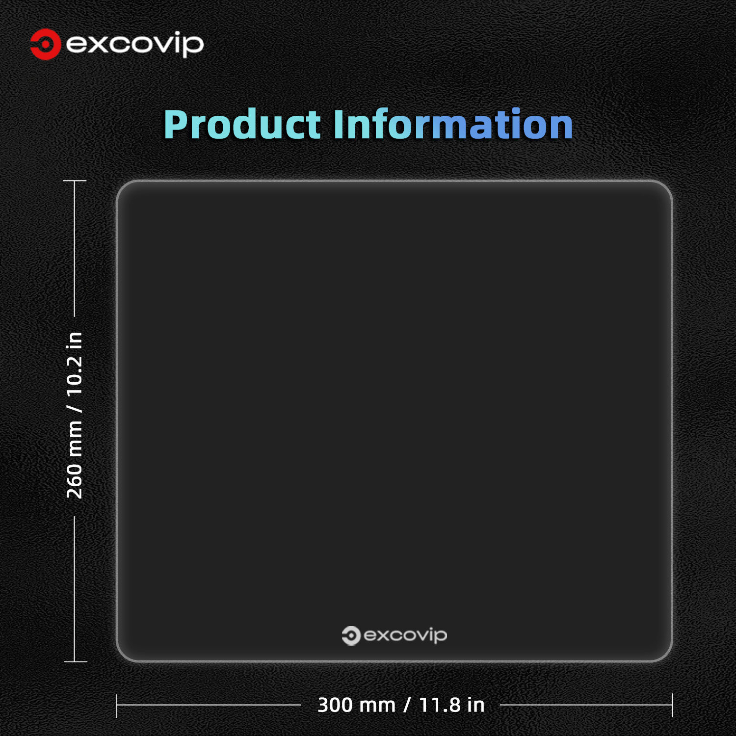 excovip Glass mouse pad non-slip Simple desktop computer Laptop ...
